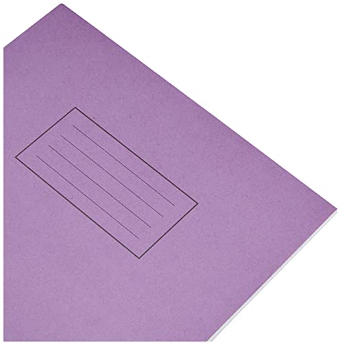 Silvine Exercise Book Ruled and Margin 80 Pages A4 Purple Ref EX111 [Pack of 10]