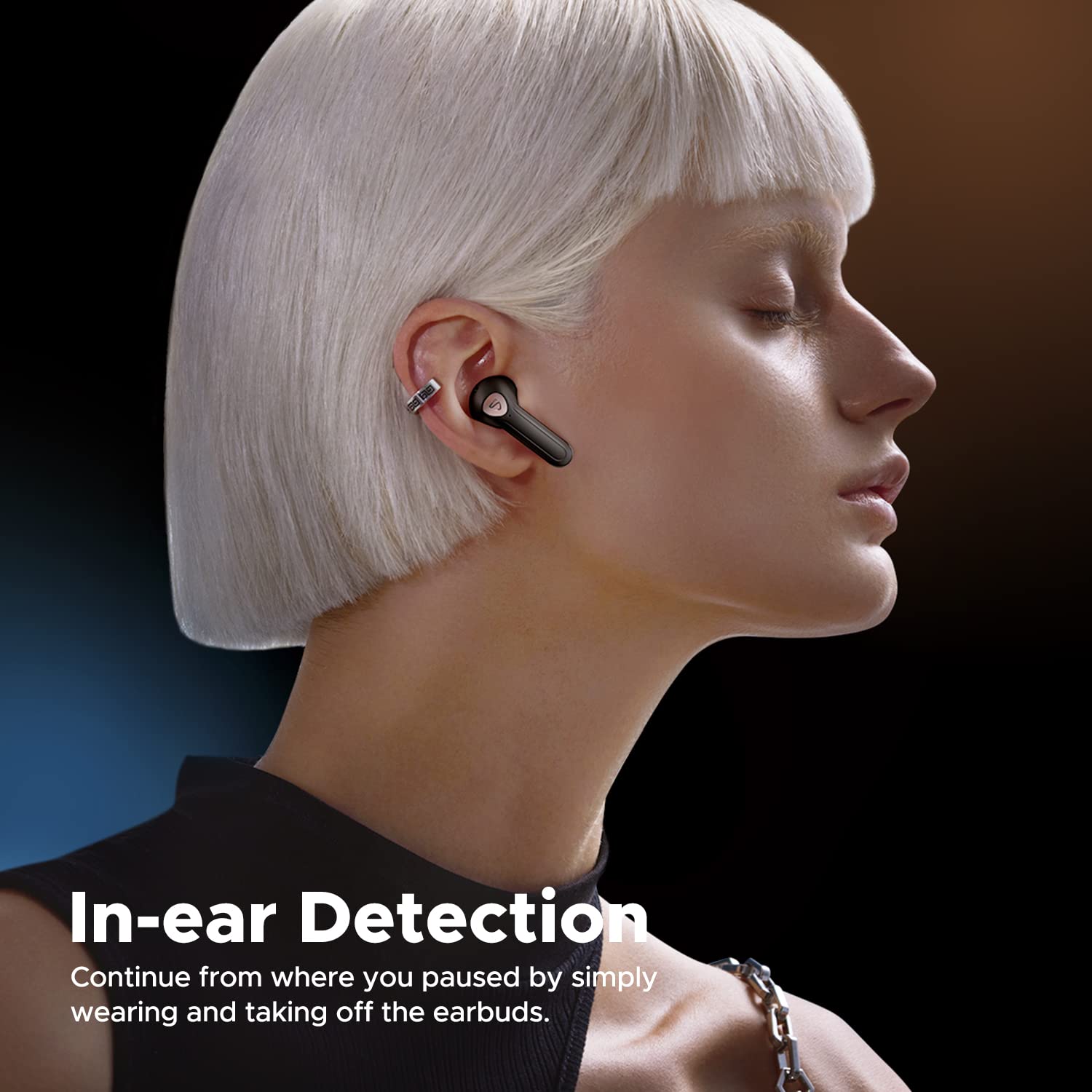 SoundPEATS Q35 HD Neckband Bluetooth Headphones and Wireless Earbuds Air3 Deluxe HS with Hi-Res Audio Certification and LDAC Codec