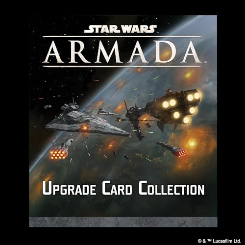 Star Wars: Armada UPGRADE CARD COLLECTION - 290 Essential Upgrades in Standard-Sized Format, Tabletop Miniatures Strategy Game, Ages 14+, 2 Players, 2 Hour Playtime, Made by Atomic Mass Games