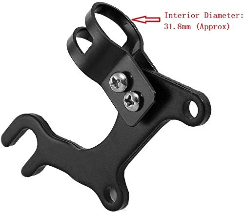 Star-Art 20/31.8mm Adjustable MTB Bike Disc Brake Bracket Converter Frame Adapter Mounting Holder (20mm)
