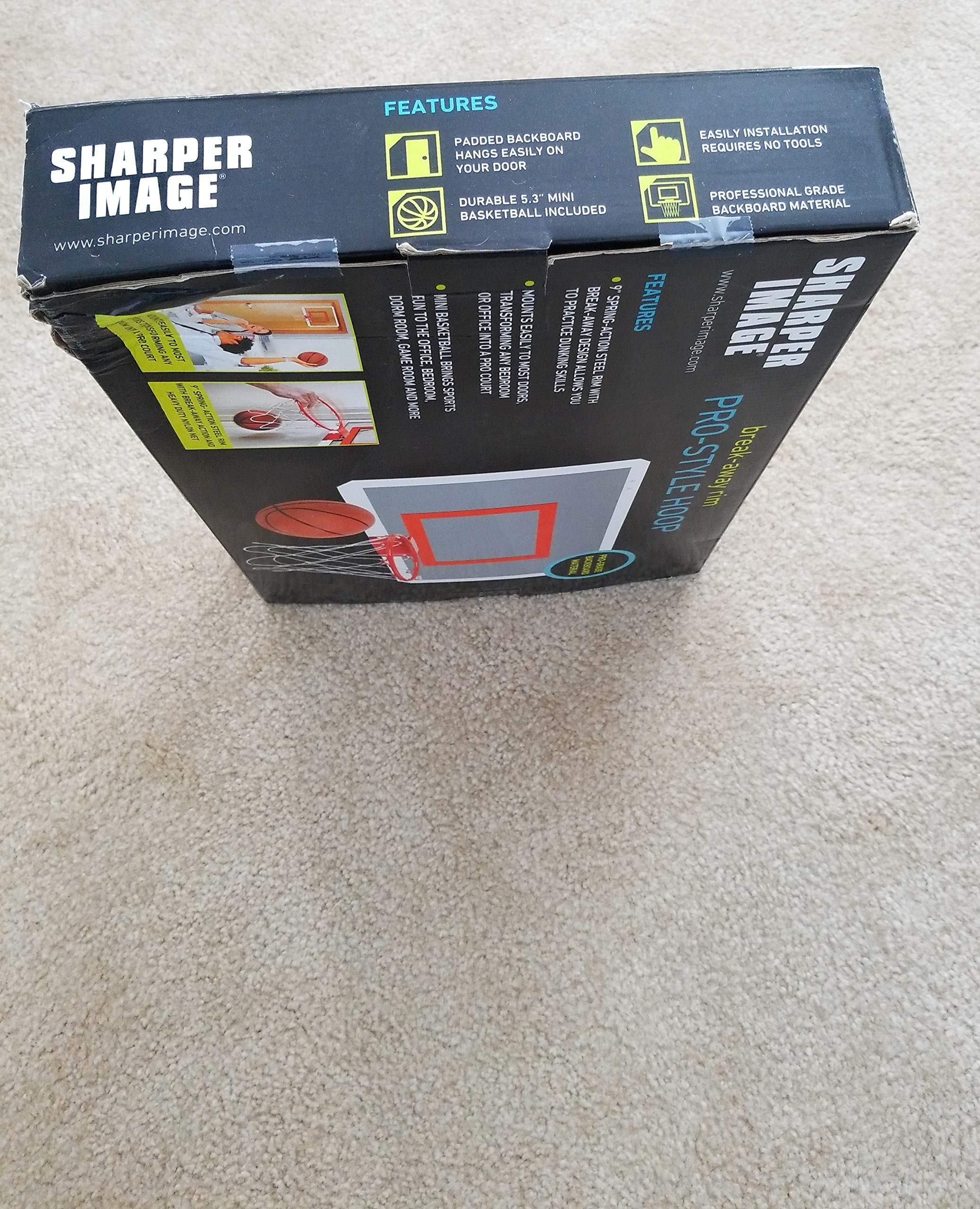 Sharper Image Break-Away Rim Pro-Style Hoop Basketball Game