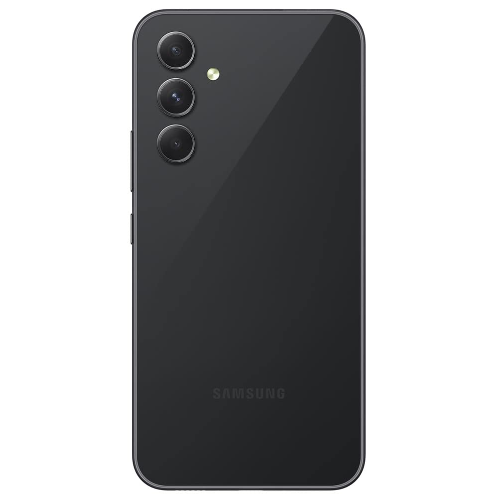 SAMSUNG Galaxy A54 5G (128GB, 6GB) 6.4" 120Hz AMOLED, 50MP 4K Triple Camera, 5G / 4G Volte (AT&T Locked) A546U (Awesome Black) (Renewed)