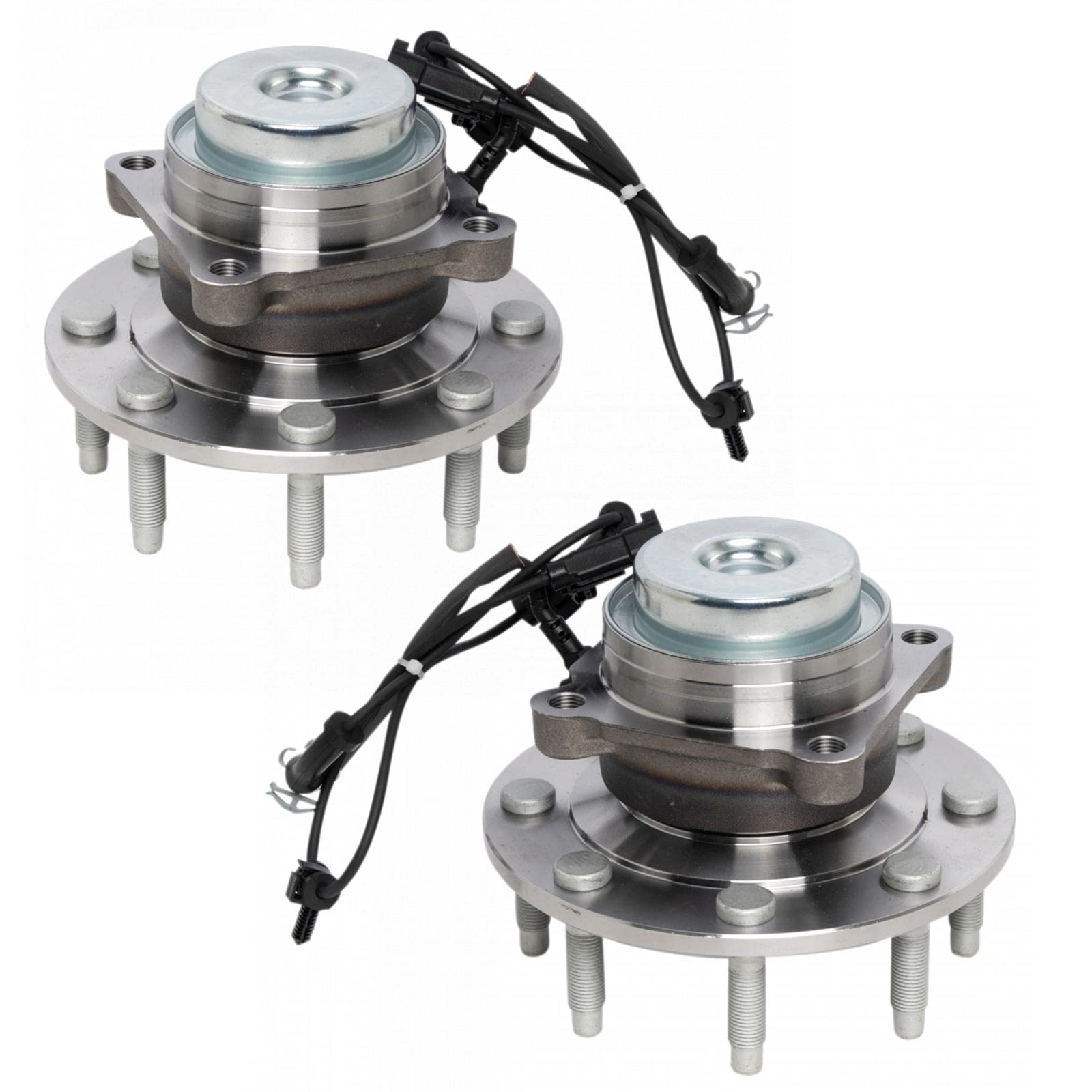 TRQ Front Wheel Hub Bearings Assembly Set Compatible with 2018-2021 Chevrolet Express 2500 Express 3500 GMC Savana 2500 Savana 3500 2021 Savana 4500