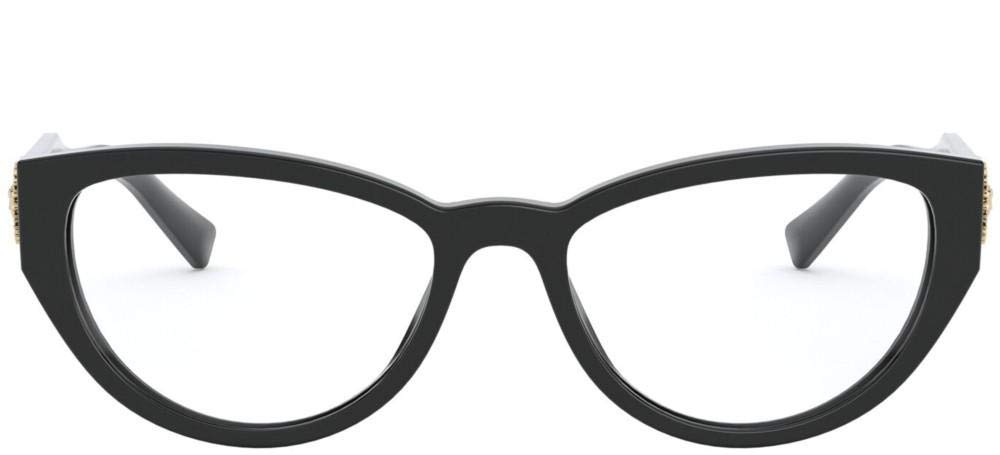 Versace VE3280B - GB1 Eyeglass Frame BLACK w/DEMO LENS 53mm