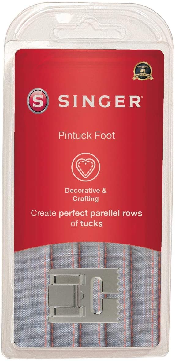 SINGER | Pintuck Presser Foot, Embellish Clothes & Linen, Also Made for Twin Needle Use - Sewing Made Easy