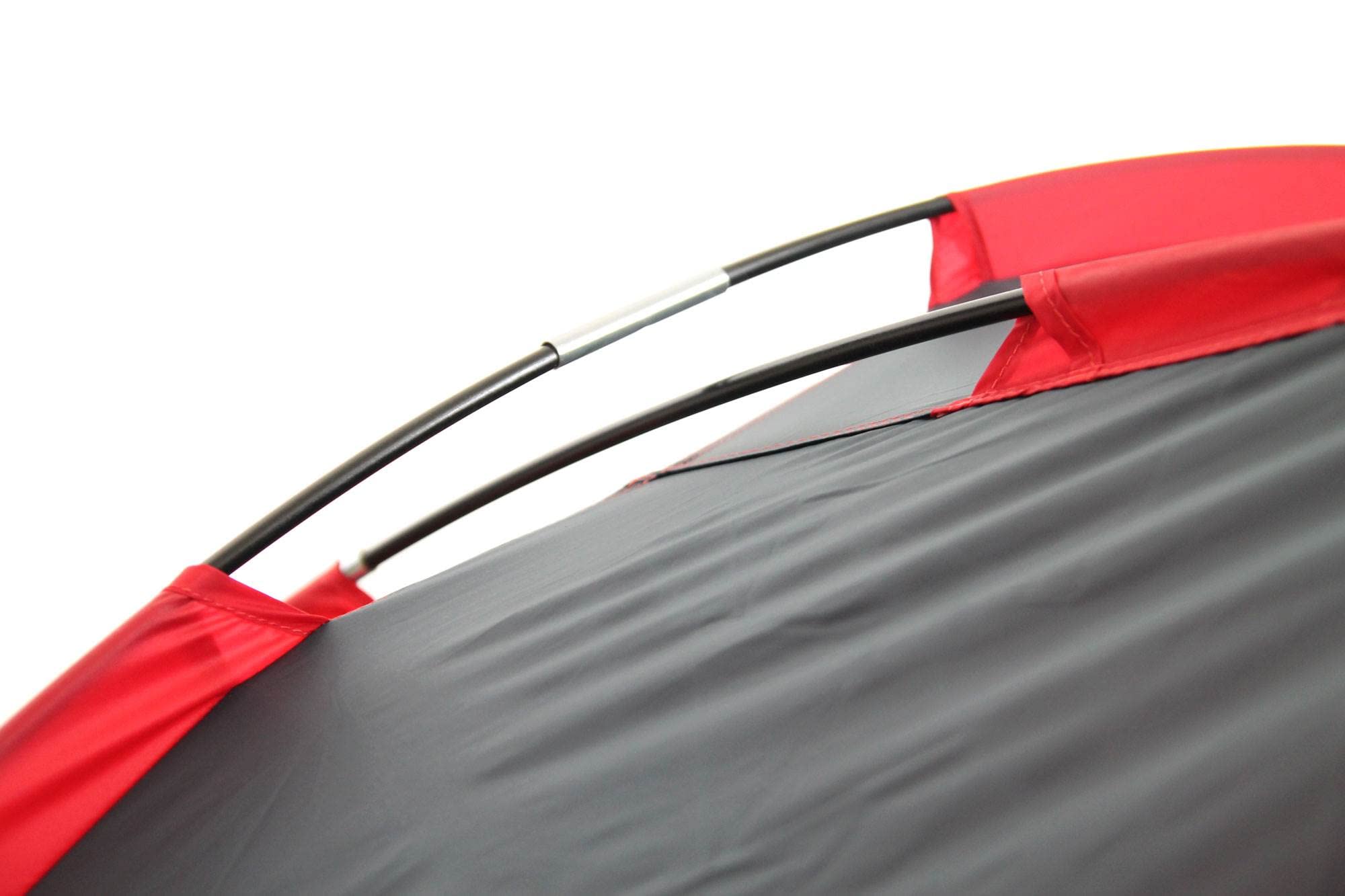 Tahoe Gear Cruz Bay Polyester Summer Sun Shelter and Beach Shade Tent Canopy, withstands Light Rain and Winds up to 25 Miles per Hour, Coral Red