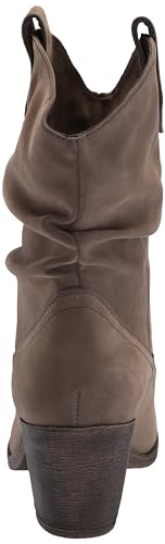 Rocket Dog Women's Sheriff Vintage Worn PU Western Boot, Brown, 8.5 M US