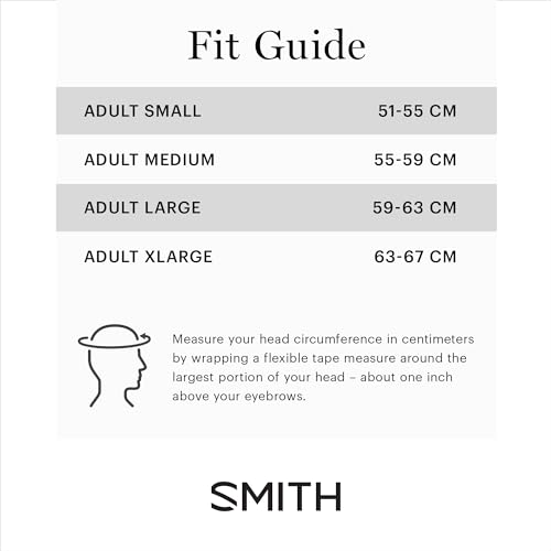 SMITH Vantage Round Contour Fit Snow Helmet in Matte Black, Size Large