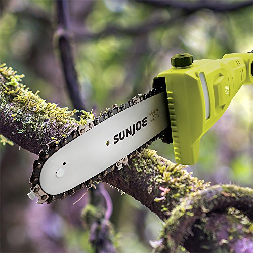 Sun Joe 24V-PS8CMAX-LTE 24-Volt IONMAX Cordless Telescoping Pole Chain Saw Kit, 8-inch, W/ Bonus Spare Chain, 2.0-Ah Battery + Charger