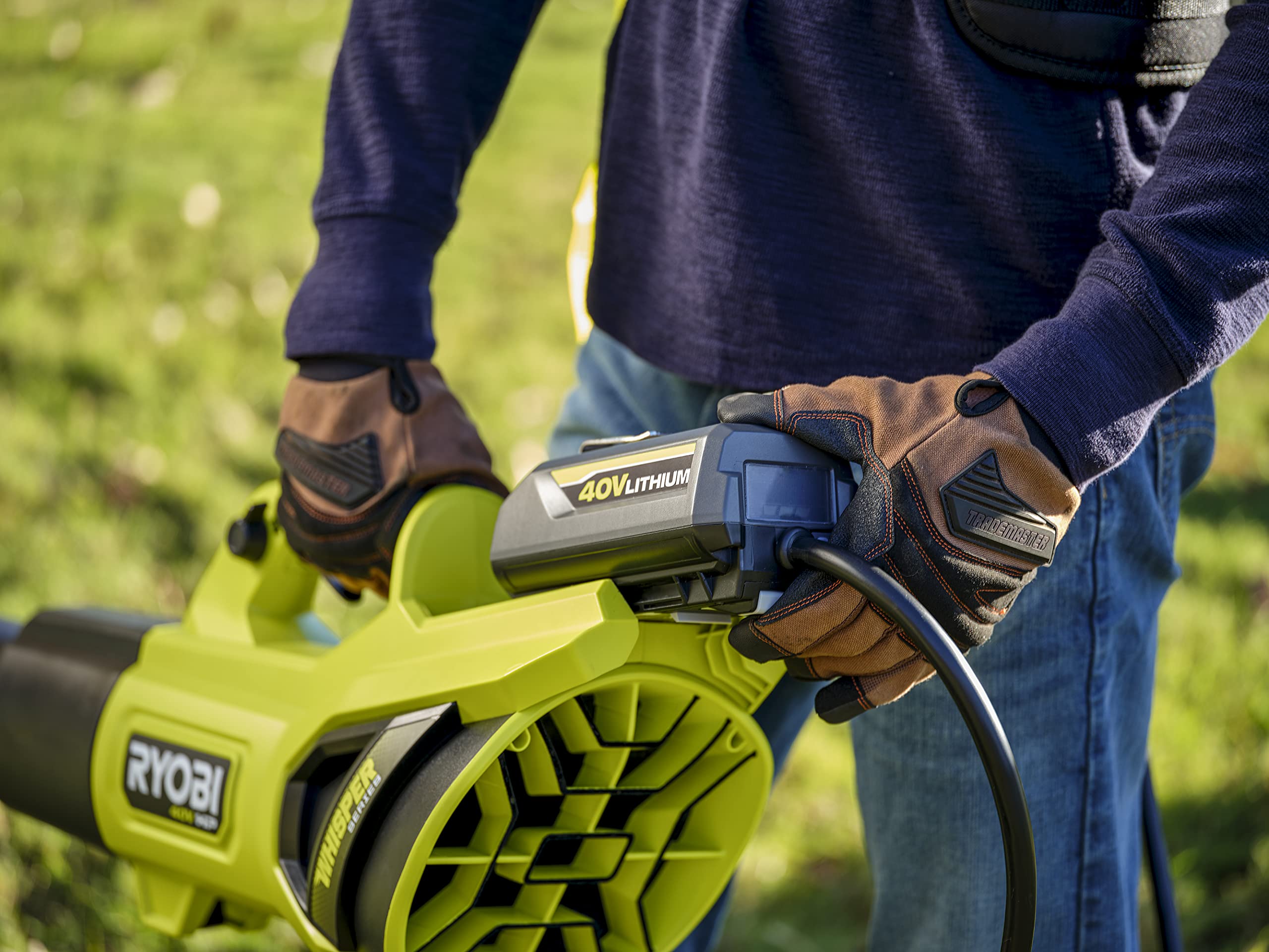 Ryobi 40V Backpack Battery Power Supply Extender (Tool Only- Batteries NOT Included)