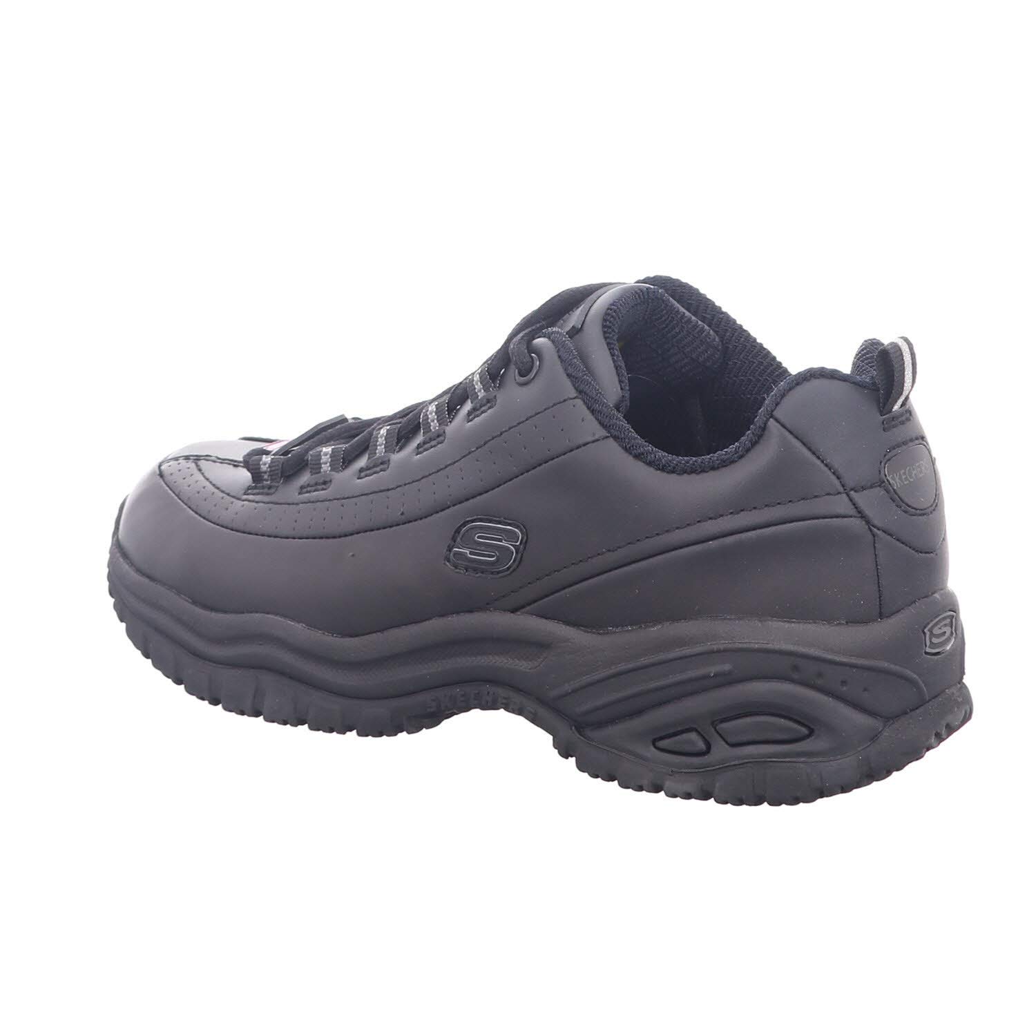 Skechers for Work Women's Soft Stride-Softie Lace-Up, Black, 7 B - Medium