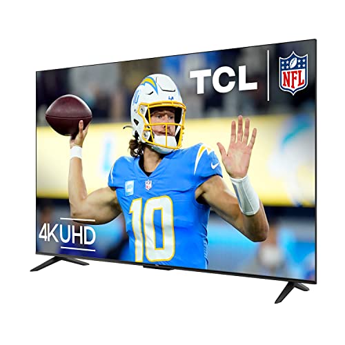 TCL 55-Inch Class S4 4K LED Smart TV with Google TV (55S450G, 2023 Model), Dolby Vision, HDR Pro, Dolby Atmos, Google Assistant Built-In with Voice Remote, Works with Alexa, Streaming UHD Television