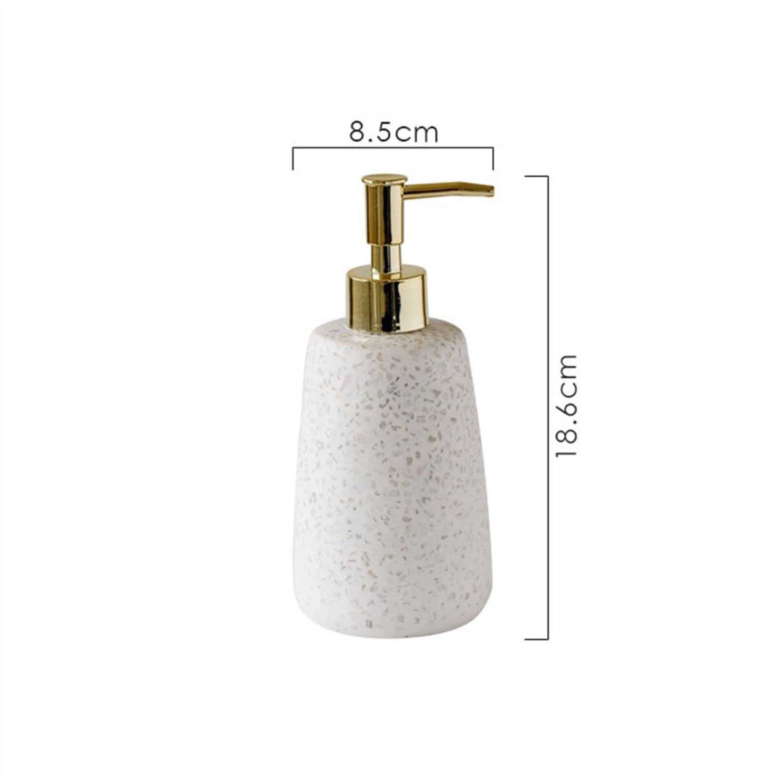 soap Dispenser Exquisite Terrazzo Resin Press Bottle Multifunctional Lotion Sub Bottle Practical Soap Dispenser soap Dispenser Pump