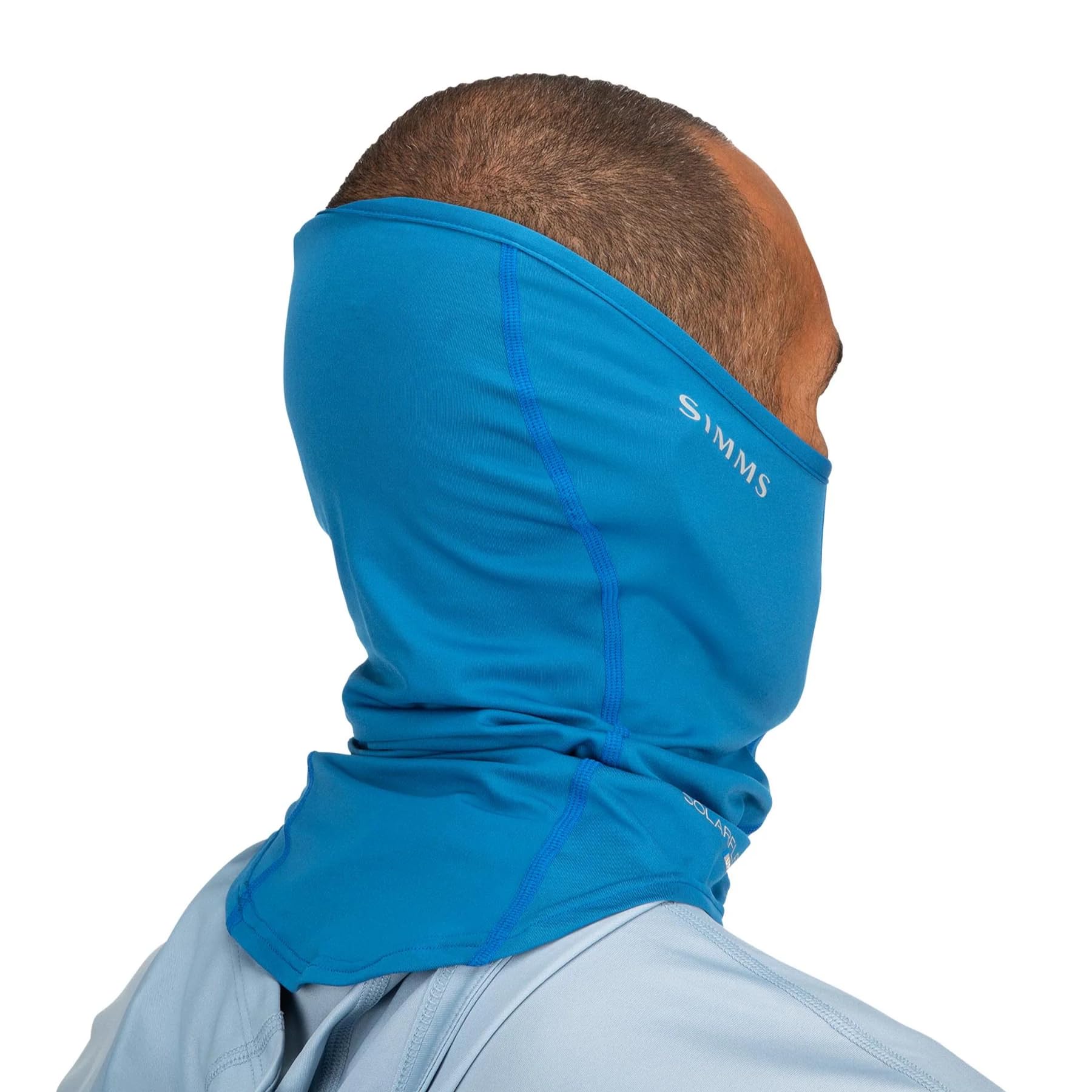 Simms UPF 50+ SunGaiter - Advanced Protection Neck Gaiter with Breathing Holes, Lightweight & Quick-Drying, Ideal for Anglers & Outdoor Enthusiasts (Meridian, One Size)