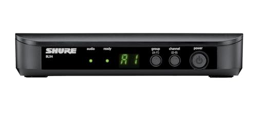 Shure BLX14/CVL UHF Wireless Microphone System - Perfect for Interviews, Presentations, Theater - 14-Hour Battery Life, 300 ft Range | includes CVL Lavalier Mic, Single Channel Receiver | H10 Band