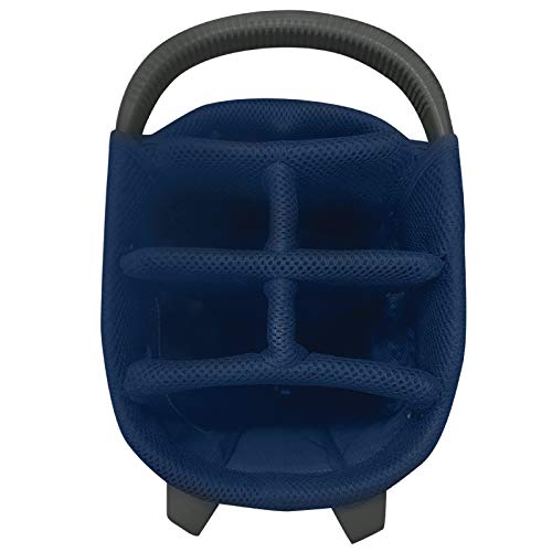 Zero Friction White Golf Stand Bag, Bonus 40" Golf Towel & Men's Universal-Fit Golf Glove Included