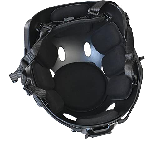 Tactical Fast Helmet with Ear Protection Foldable Half Face Airsoft Mesh Mask and Tactical Goggles for Airsoft Paintball Hunting Shooting Outdoor Sports