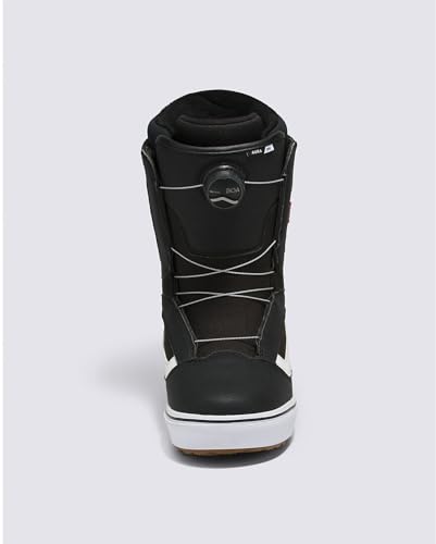 Vans Men's Aura OG Snowboard Boots (8.5, Black/White)