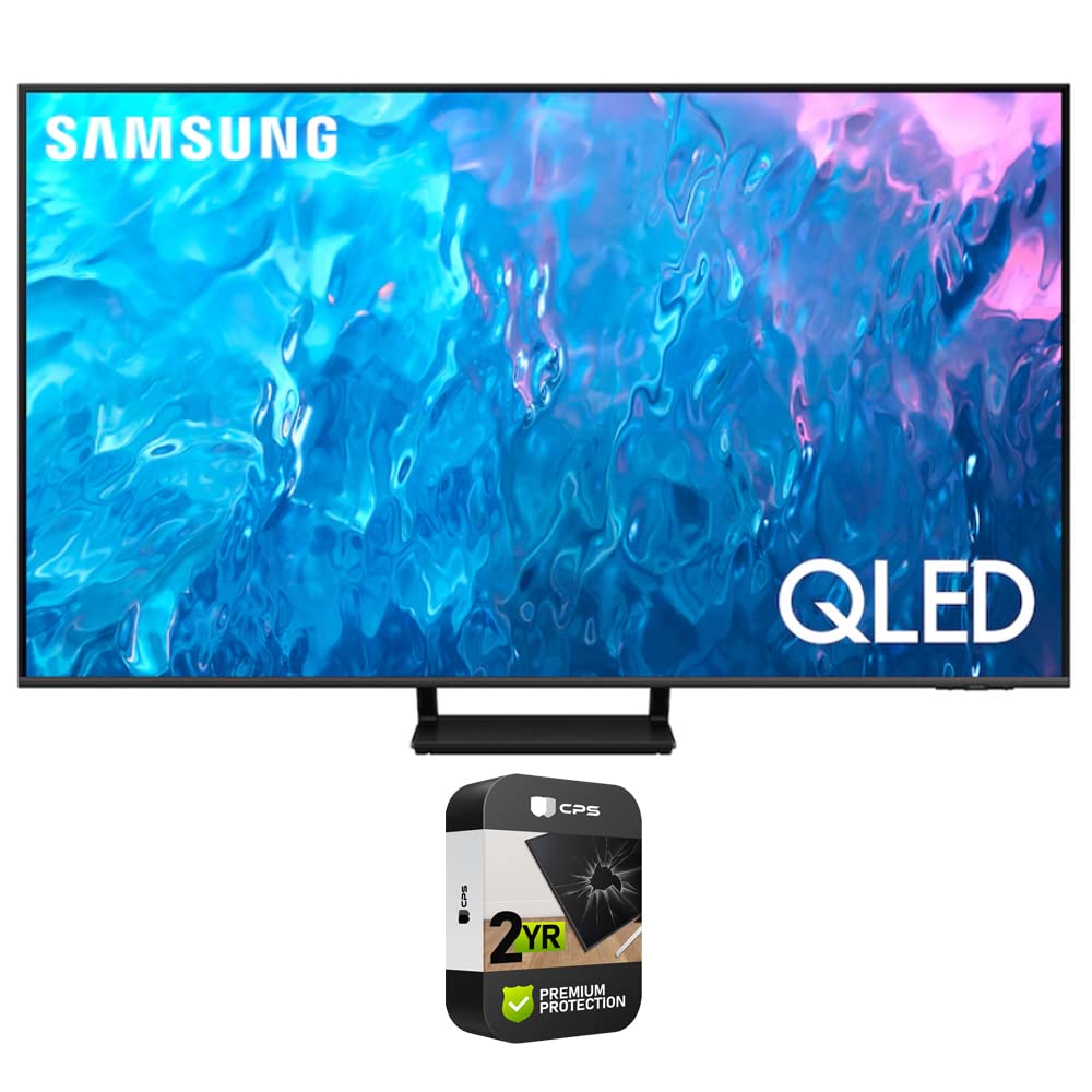 SAMSUNG QN65Q70CAFXZA 65 Inch Q70C QLED 4K Smart TV 2023 (Renewed) Bundle with 2 YR CPS Enhanced Protection Pack