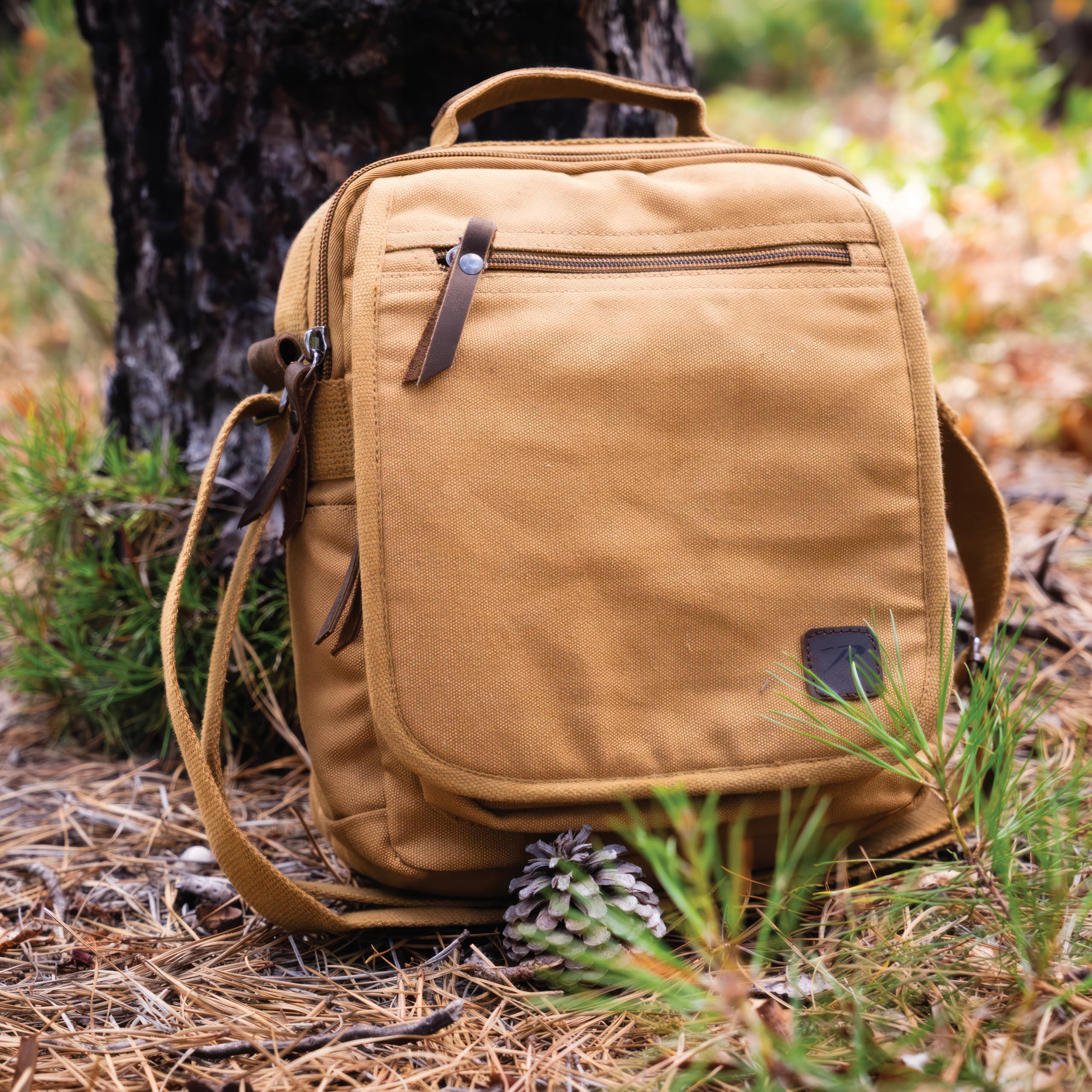 Rothco Every Day Work Shoulder Bag β Great for Work, Travel, Commuting, and More - Khaki