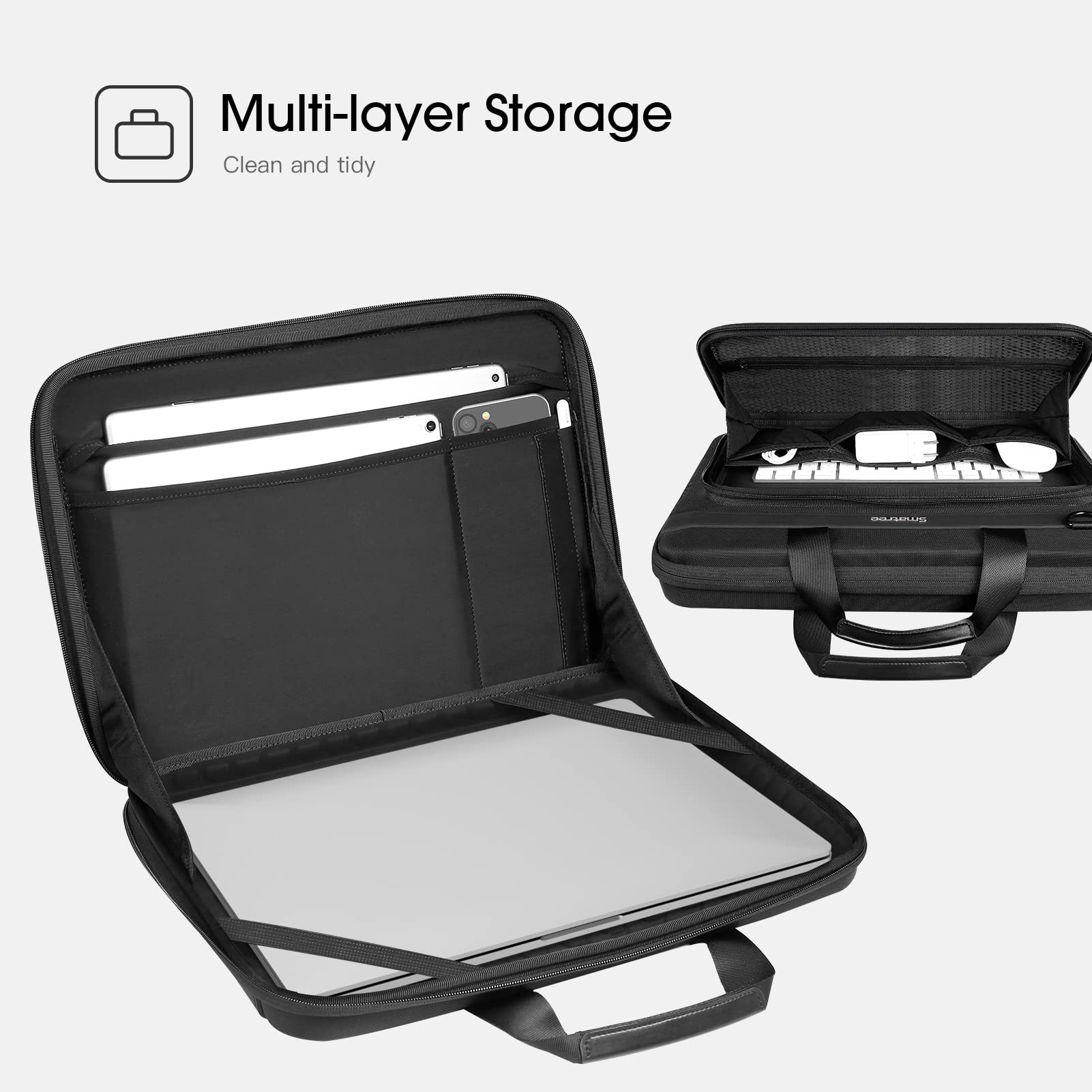 Smatree 18inch Hard Case for 18inch Alienware m18/m18 R2 Gaming Laptop, ROG Strix 18inch Gaming Laptop, for 17.3inch MSI GF76/Alienware X17 R2/Acer Nitro 5,Protective Bag for Razer Blade 18 2024/2023