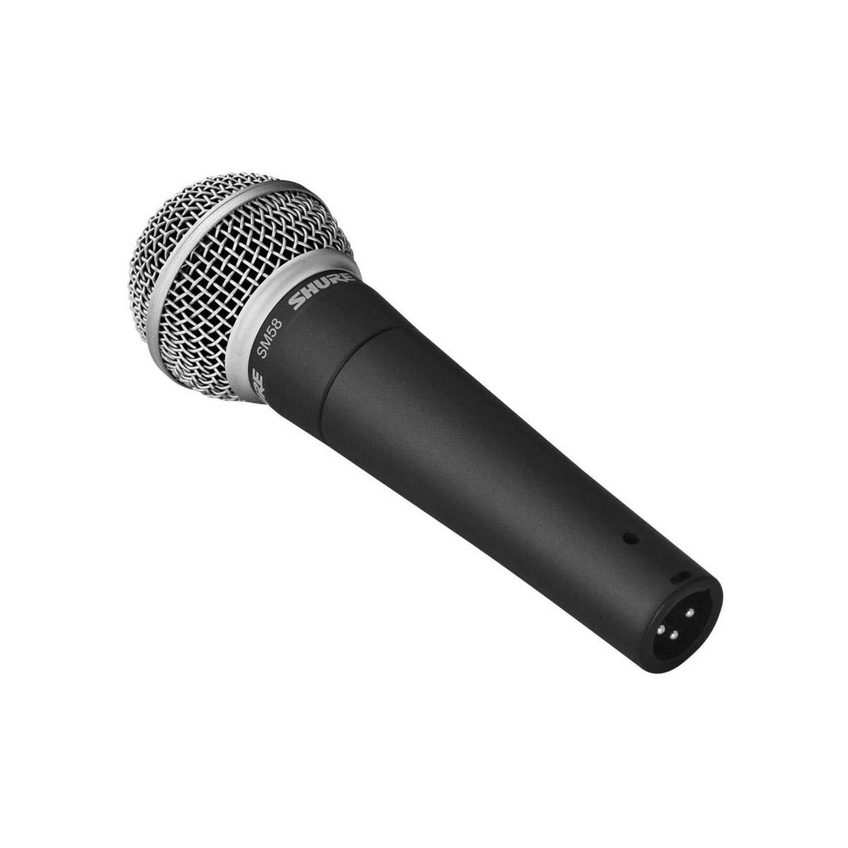 Shure SM58-LC Vocal Microphone with H&A Value Series XLR M to F Professional Microphone Cable - 10'