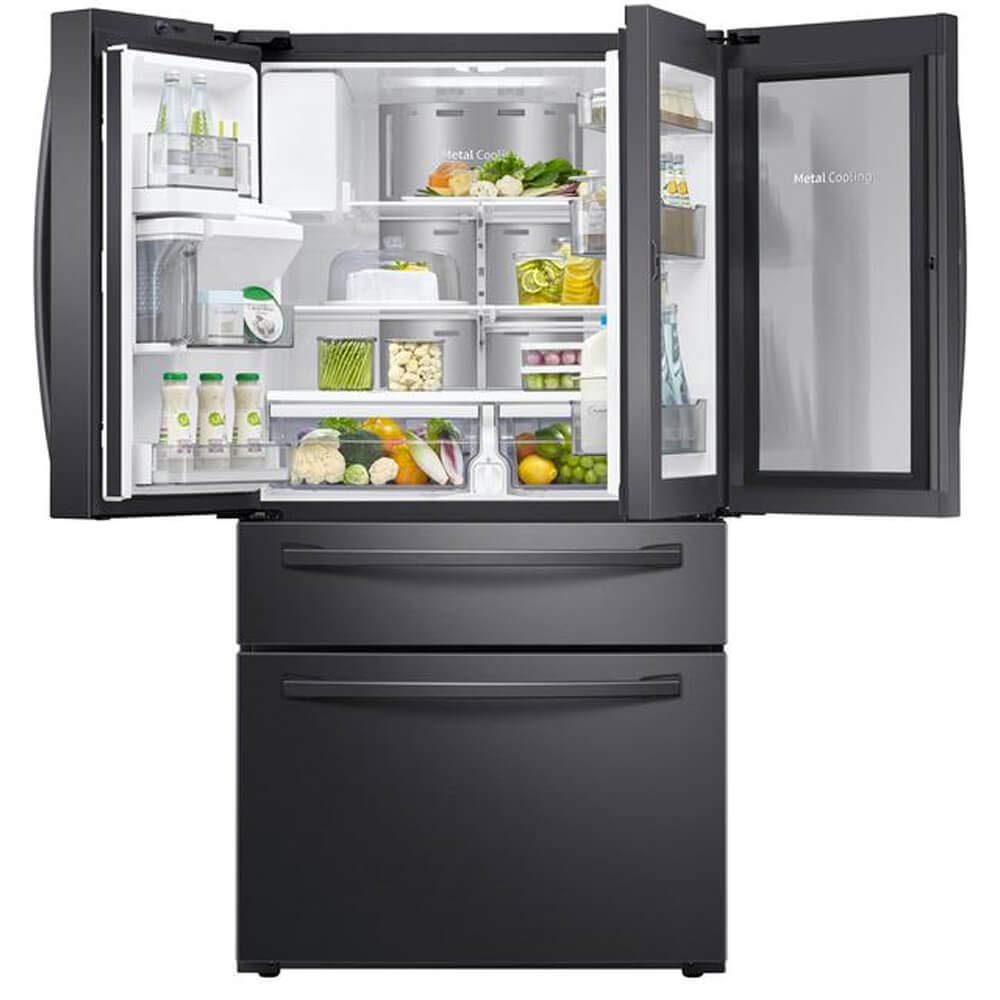 SAMSUNG RF22R7351SG 22.4 Cu. Ft. Black Stainless French Door Counter Depth Refrigerator