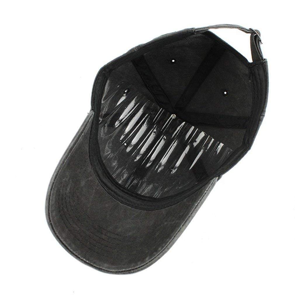 Vintage Baseball Cap for Men Women Black Dad Hat Cotton Denim Adjustable Low Profile (A Clenched Fist Held High in Protest)