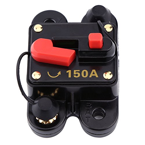 Tuwei Circuit Breaker, Electrical Disconnect Switch, Inverter Circuit Breaker with Inline, for Boat Bike (150A), Tuweinh9uy0pezr-03