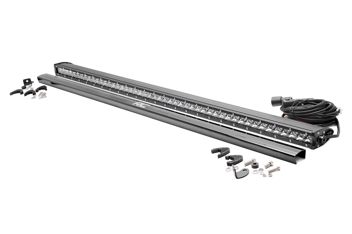 Rough Country 50" Chrome Series Straight Single Row CREE LED Light Bar - 70750