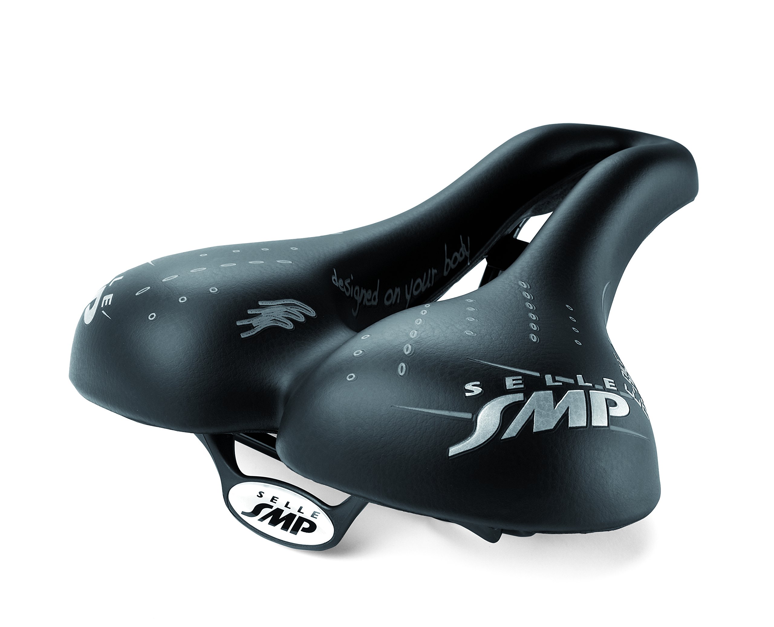 SMP Unisex's E-Bike Saddle, Black, Medium