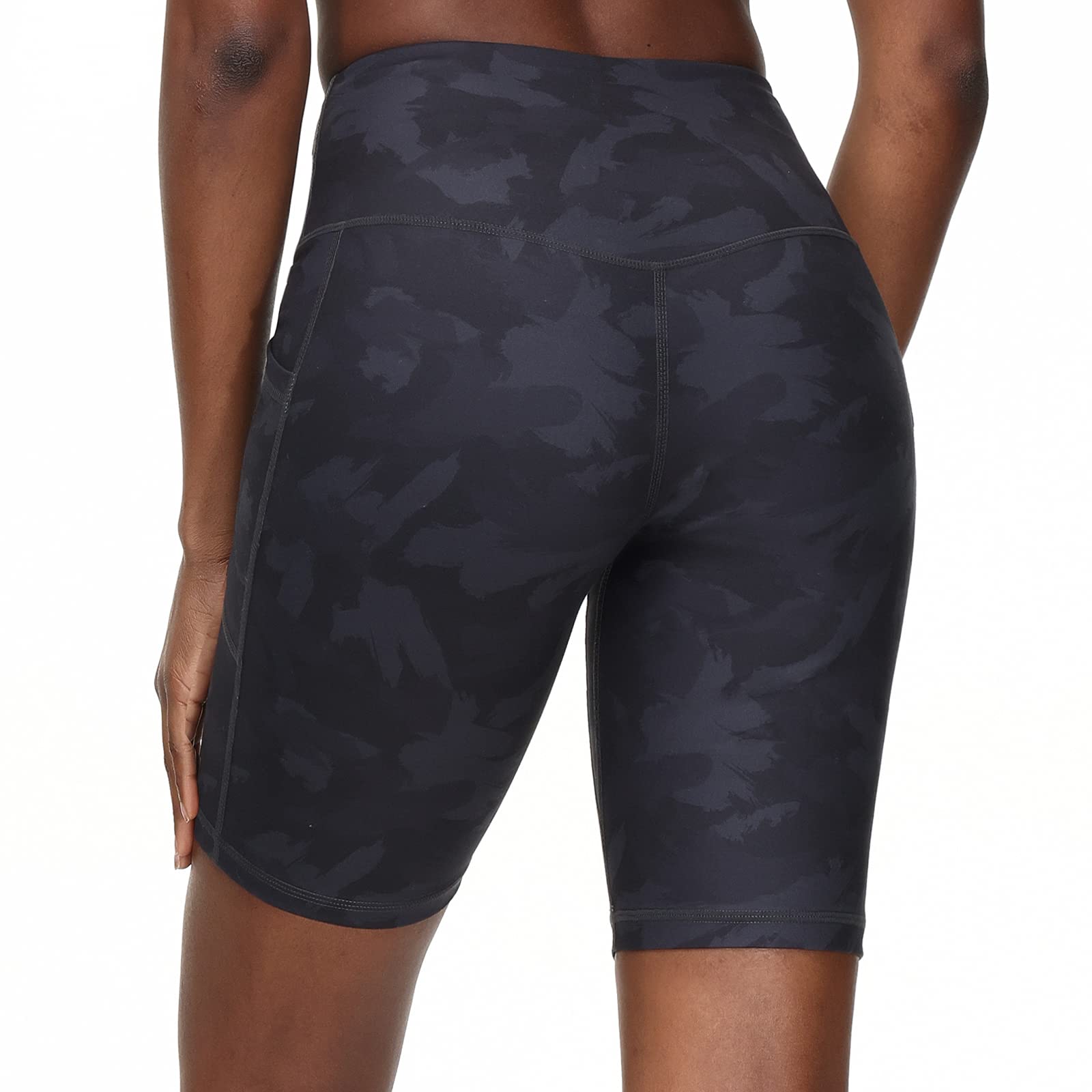 Youthor Workout Biker Shorts Women - 8" Womens Athletic High Waisted Yoga Shorts