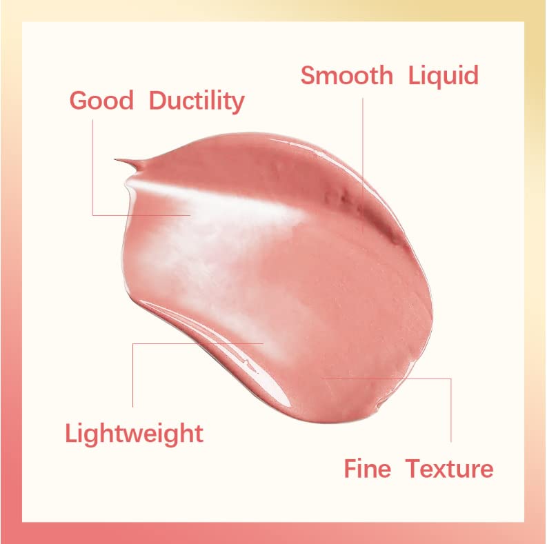Soft Cream Liquid Blush Makeup Wand,Matte Creamy Blush for Cheeks,Cream Liquid Blush, Weightless, Breathable, Natural-Looking, Soft Cream Blusher Stick, Easily Blendable, Long-Wearing, Smudge Proof (2)