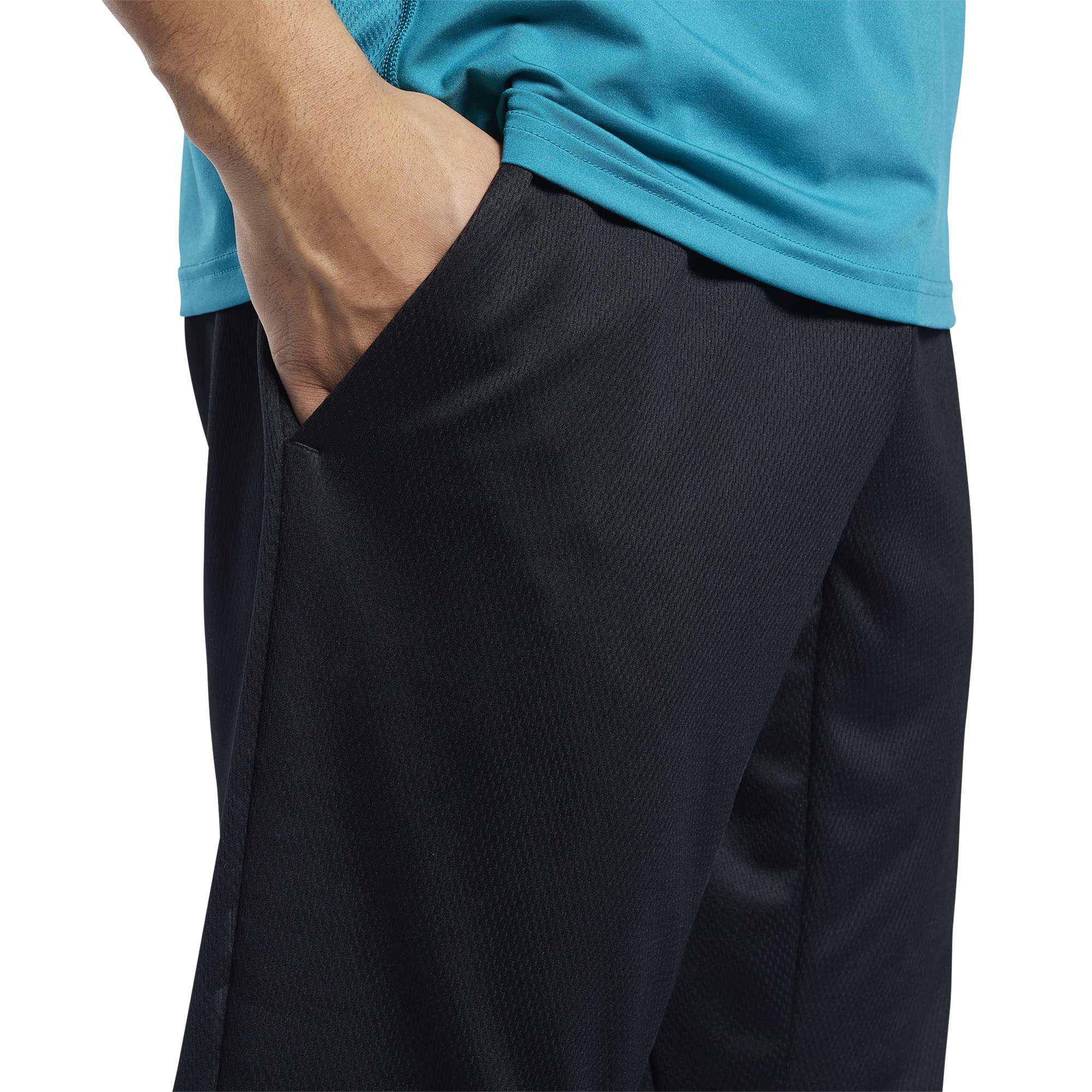 Reebok Workout Ready Knit Pant, Black, Large