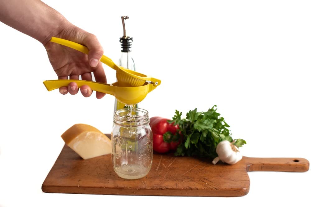 THIELE ESSENTIALS Stainless Steel Zester Grater and Manual Citrus Juicer - Grater Zester for Cheese, Chocolate, Fruits, and Spices - High Performance Juicer Squeezer