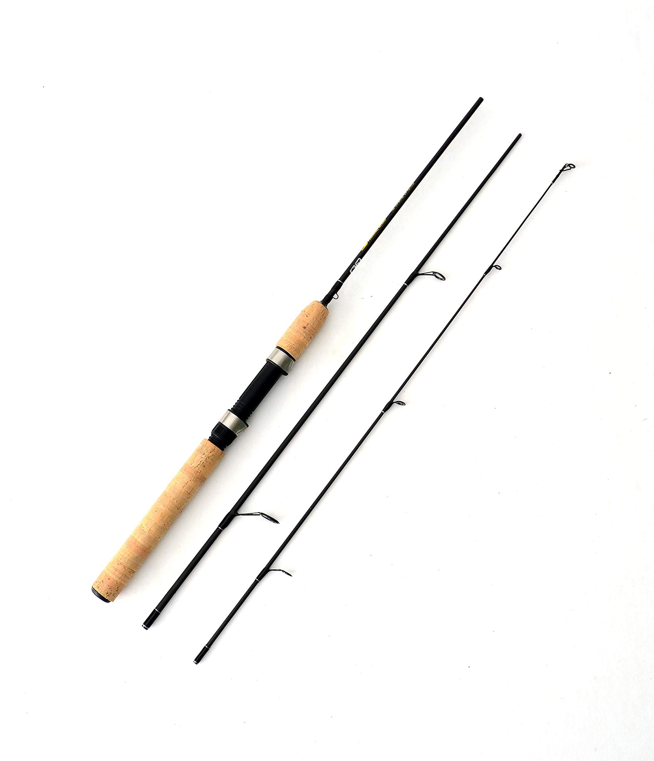 Santiam Fishing Rods Travel Rod 3 Piece 5'6" 2-6LB Ultra-Light Graphite Spinning Rod