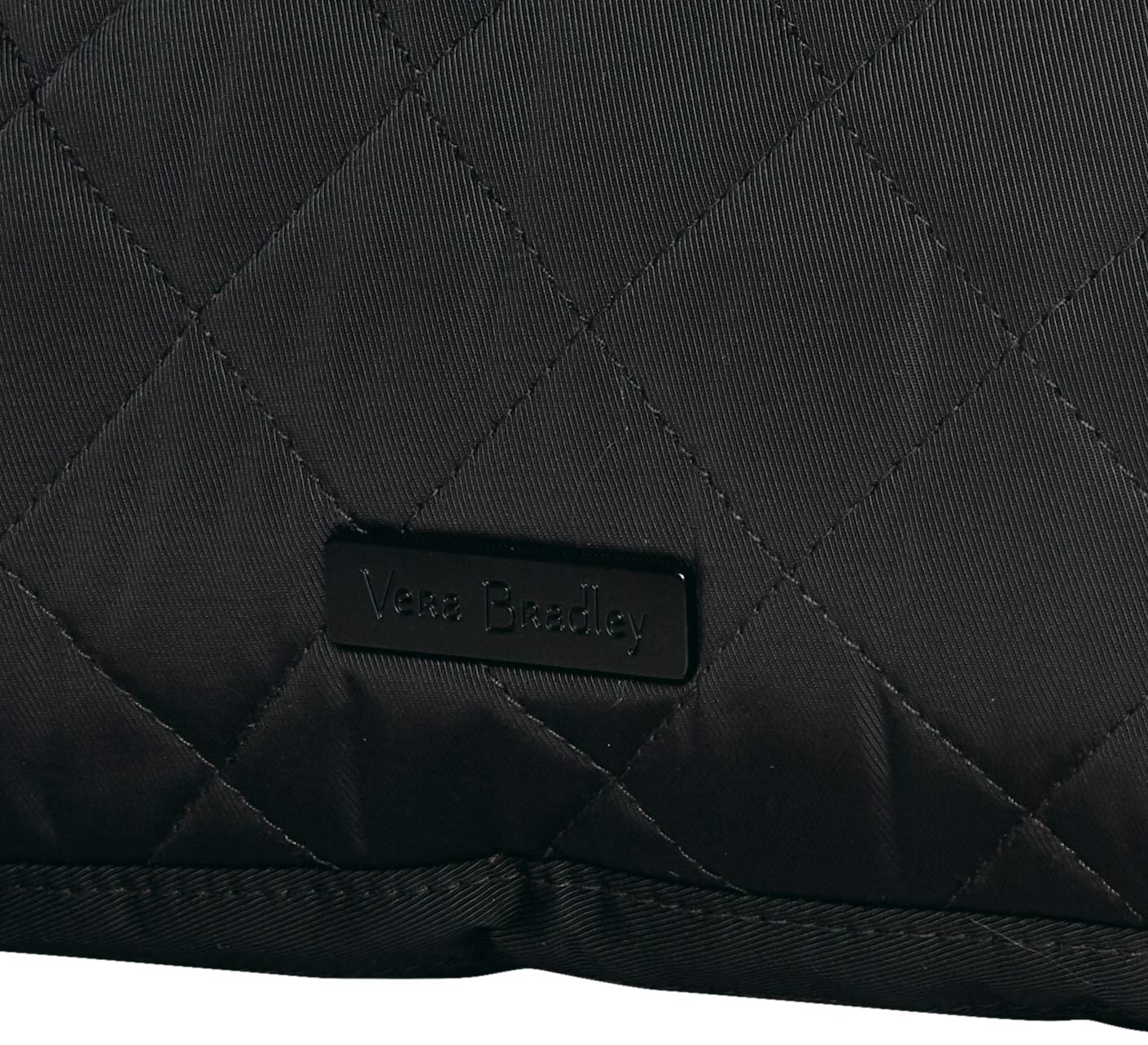 Vera Bradley Women's Performance Twill Triple Zip Hipster Crossbody Purse, Cabbage Rose Cabernet, One Size