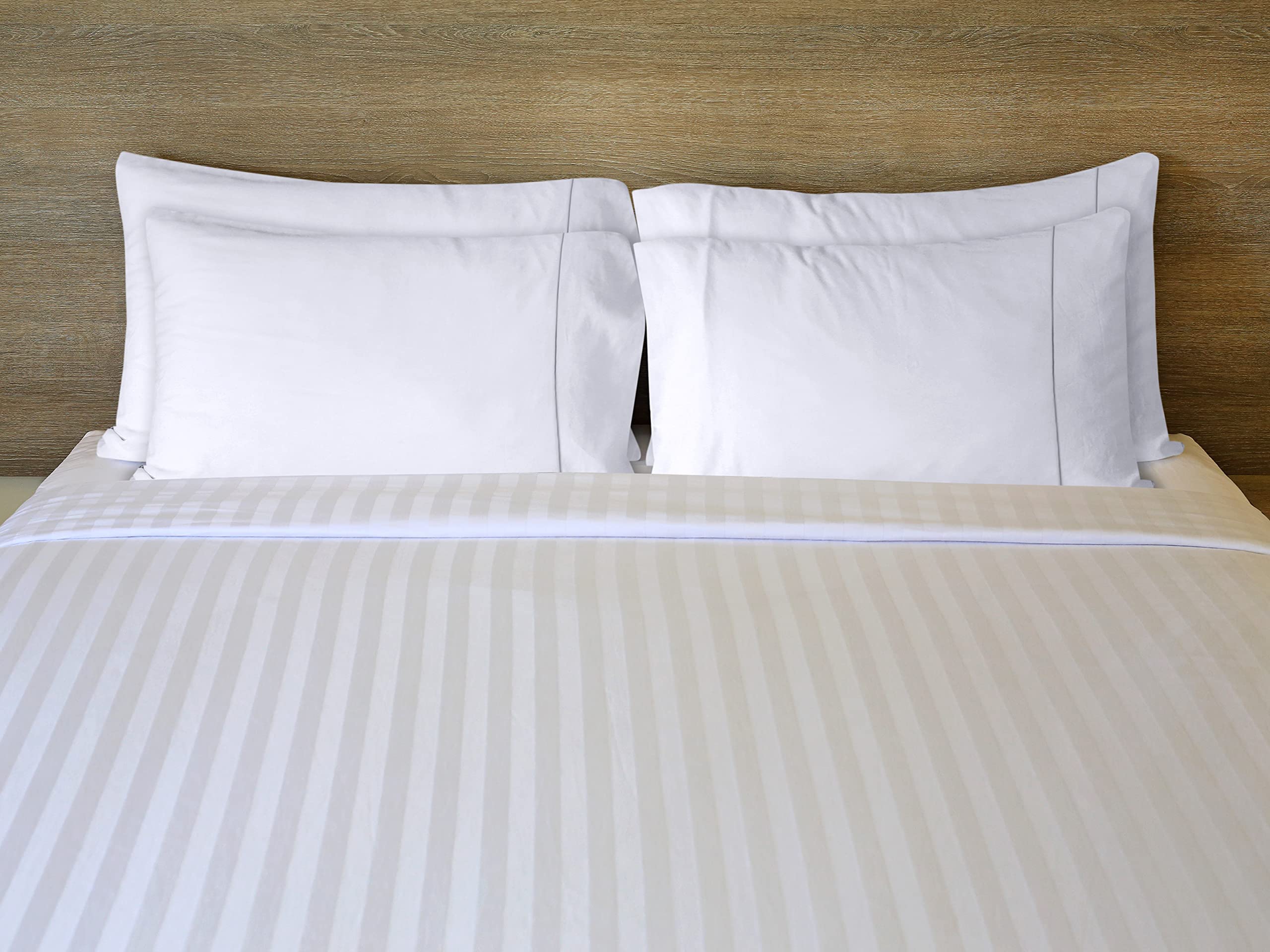 Utopia Bedding King Pillow Cases - 4 Pack - Envelope Closure - Soft Brushed Microfiber Fabric - Shrinkage and Fade Resistant Pillow Cases 20 X 40 (King, White)
