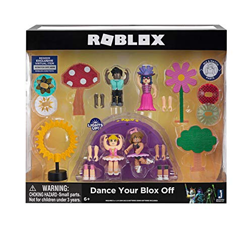 Roblox Celebrity Collection - Dance Your Blox Off Playset [includes Exclusive Virtual Item]- Amazon Exclusive