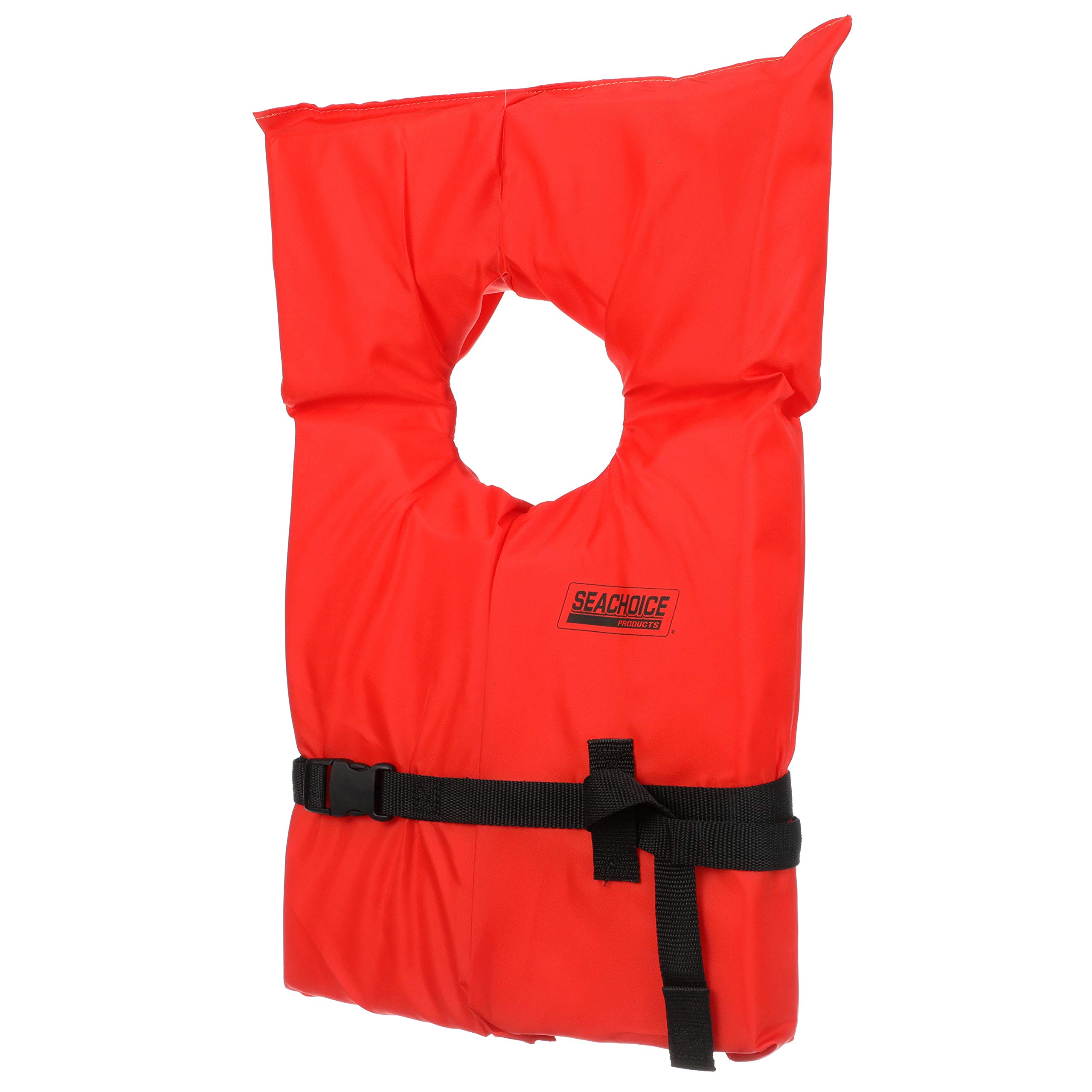 SEACHOICE 85520 Life Vest, Type II Personal Flotation Device – Orange – Adult