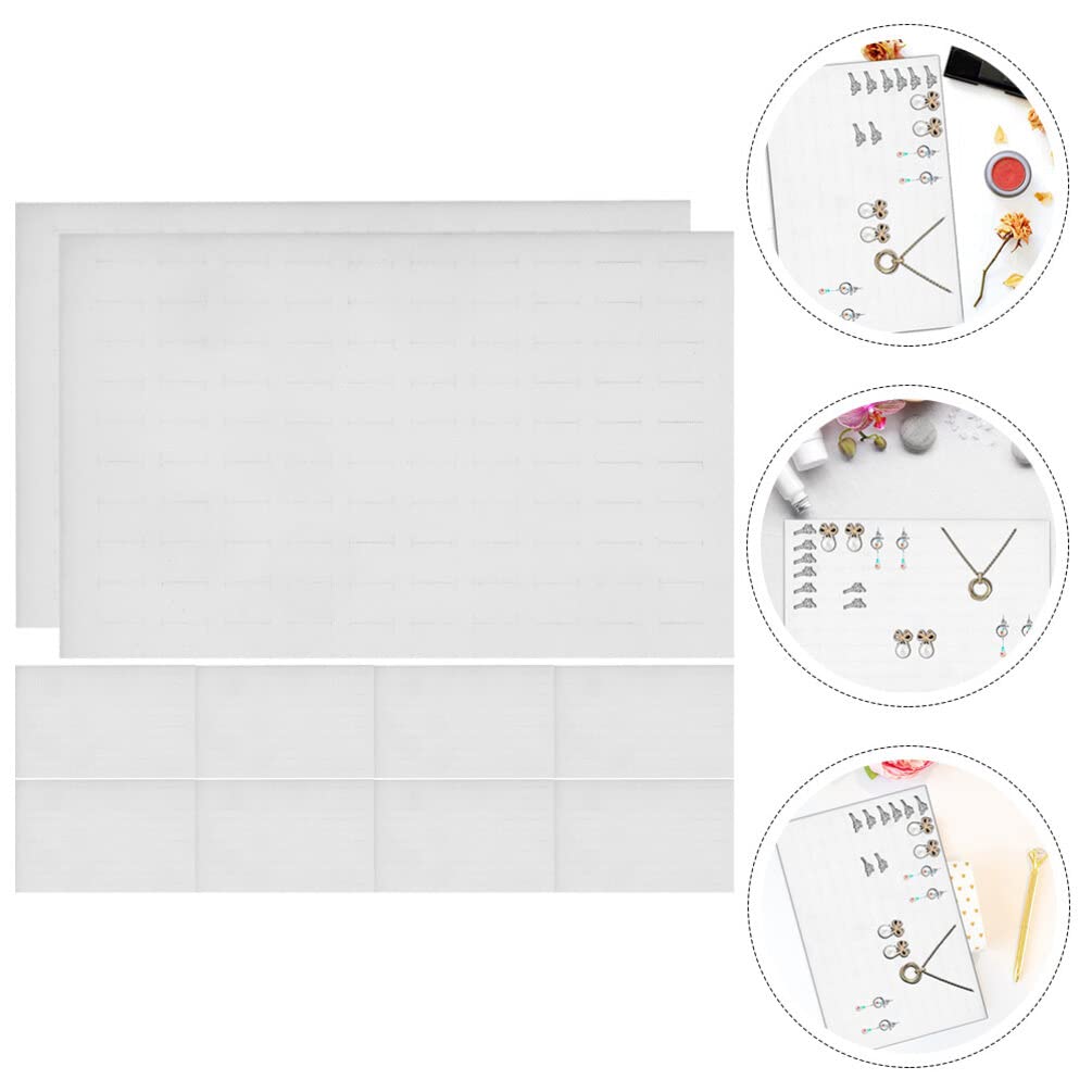 Zerodeko 10pcs Jewelry Box Pad Sponge Tray Sponge Insert Trays Earring Display Pad Jewelry Display Pad Earrings A Necklace Trinket Tray Ring Display Sponge Mat Ear Stud Holder