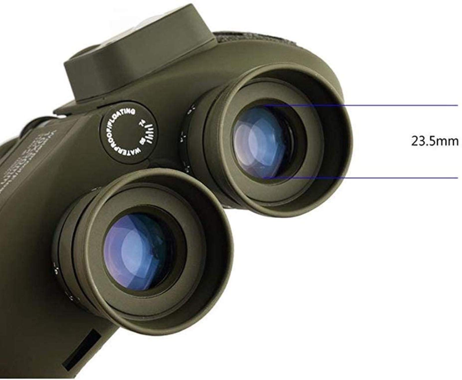 Telescope 7X50 Binoculars with Coordinate Compass for Adults Compact Hd Professional Binoculars Bak4 Prism Fmc Lens for Outdoor Outdoor Telescope