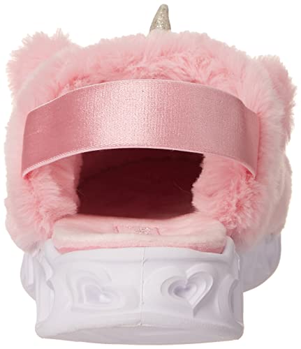 Skechers Kids Girls Heart Lights Sandals-Unicor Sneaker, Pink, 5 Toddler