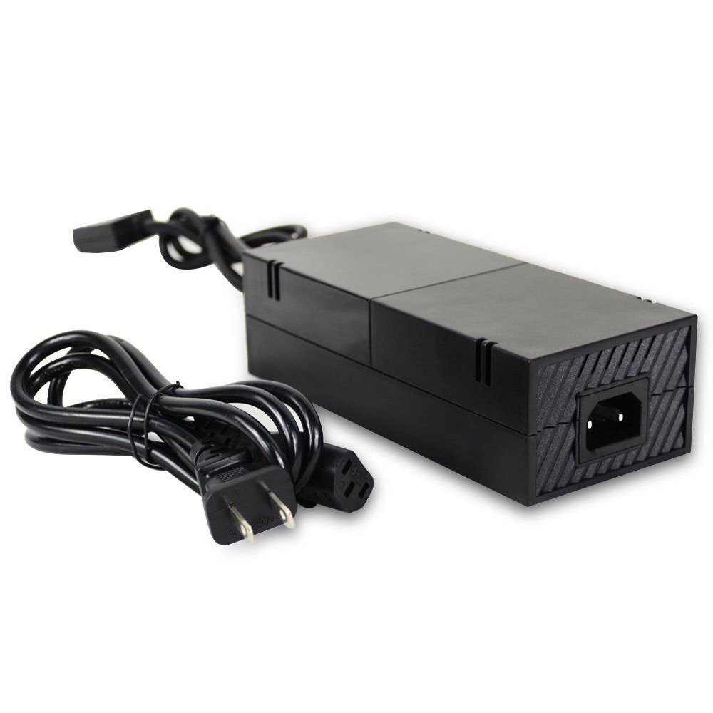 Simply Silver - 200W AC Adapter Power Supply Cable Charger for Microsoft Xbox one Console Brick