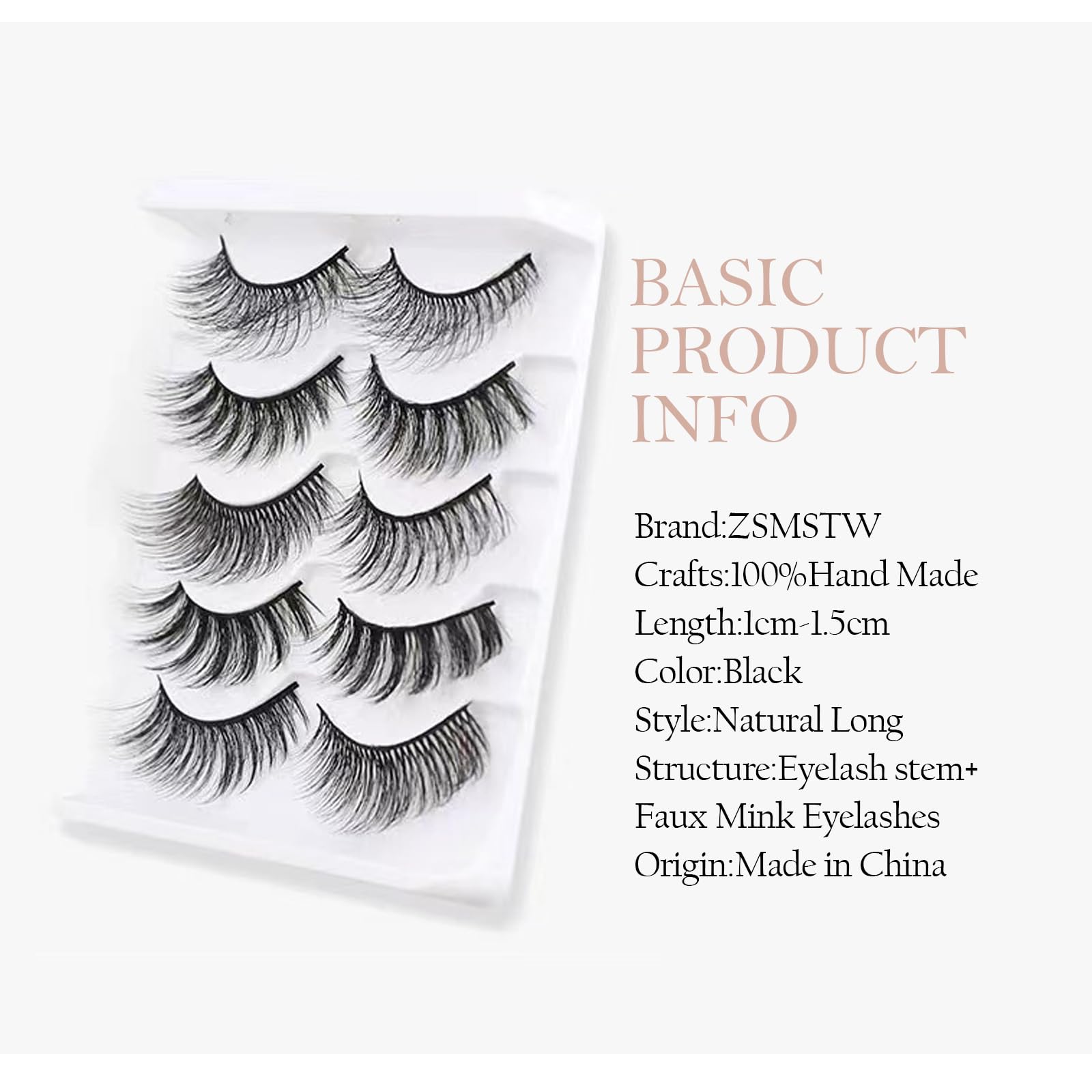 Winkclique Lashes Kit, Wink Clique Lashes, Eyelash Applicator Tool, Wink Clique Lashes Mink, Wink Clique Lash Glue, Under Lash False Lashes (1.1cm)