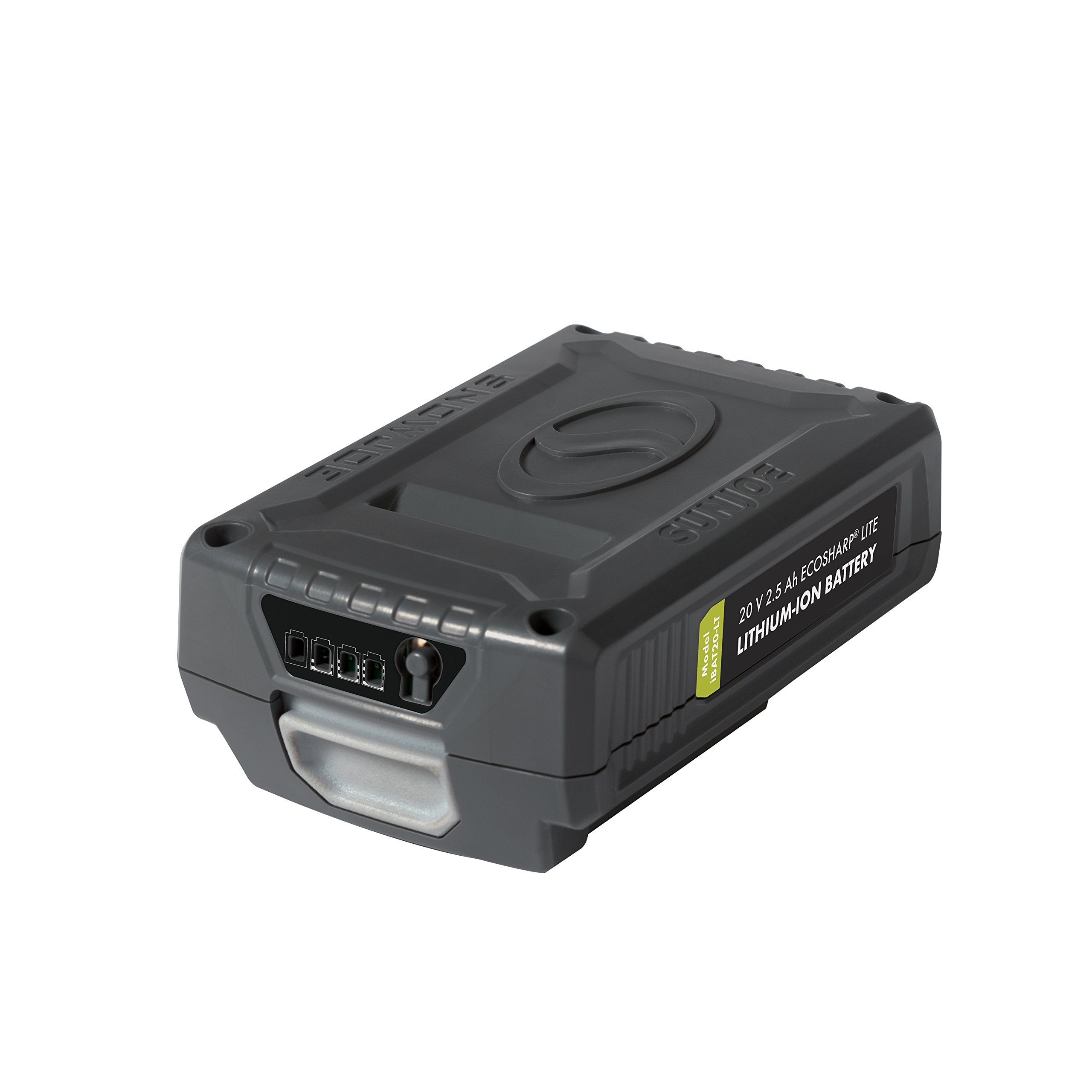 Snow Joe + Sun Joe IBAT20-LT Ecosharp Lite Lithium-Ion Battery, Black