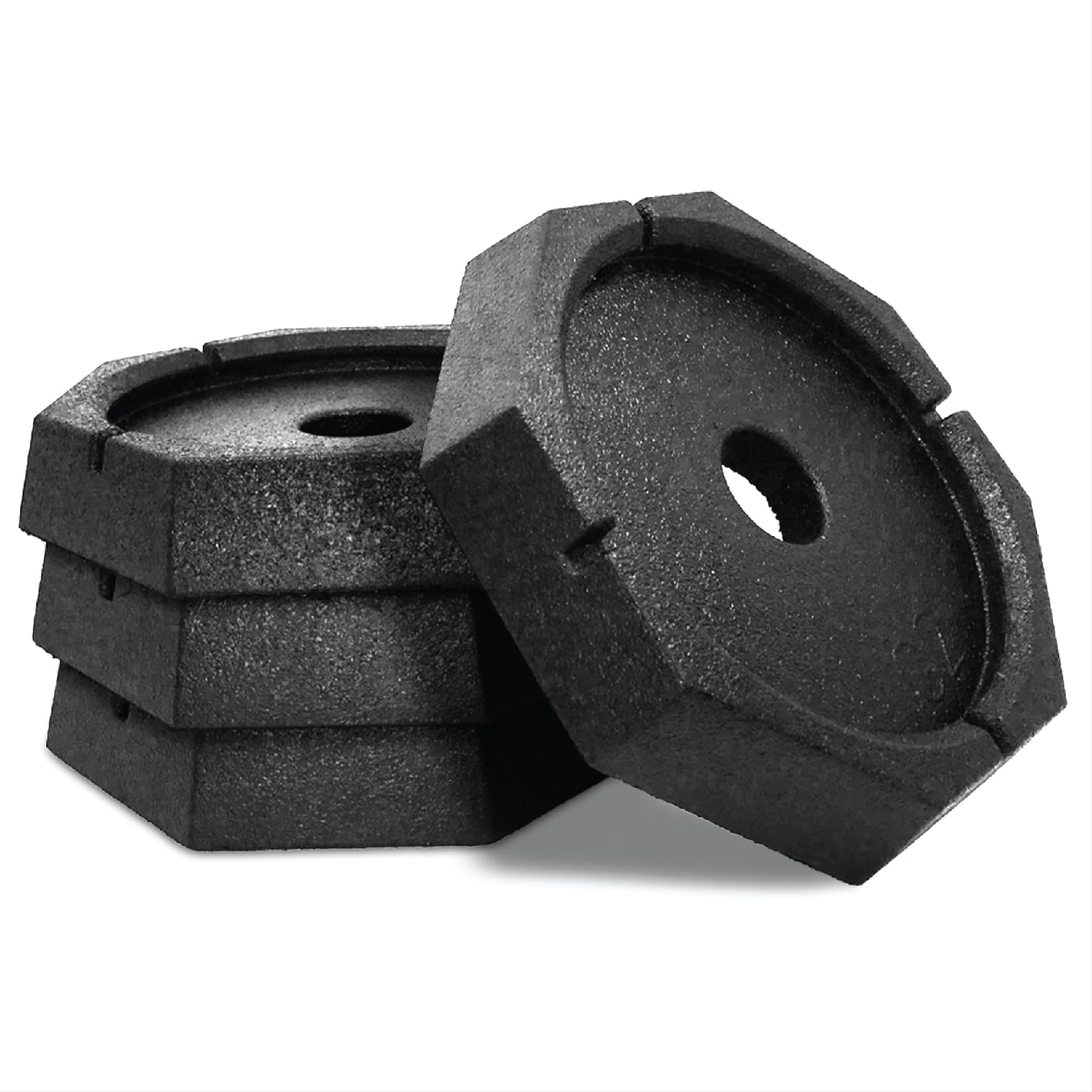 SnapPad Xtra Singles RV Jack Pads – Fit for Fifth Wheels, Class A & B Motorhomes, Travel Trailers - Compatible with Major RV Brands & Leveling Systems - for 9” Round Jack Feet - Made in USA