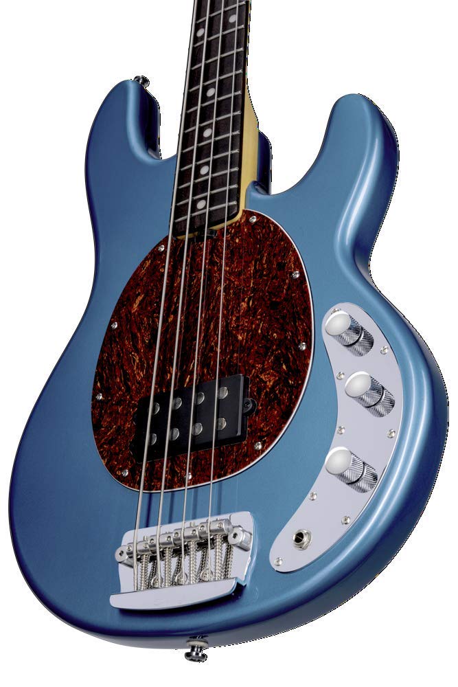 Sterling By MusicMan 4 String Bass Guitar, Right, Toluca Lake Blue (RAY24CA-TLB-R1)