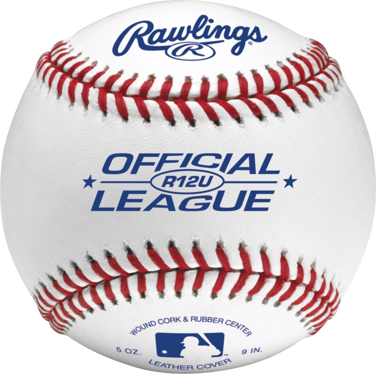 Rawlings | R12U Youth Game Baseballs | Ages 12 & Under | Leather Cover | Box of 24