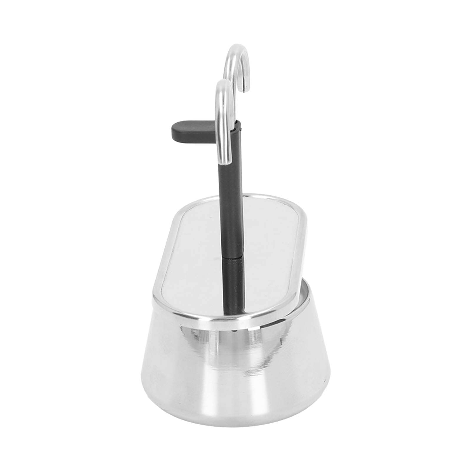 yaogohua Moka Pot 100ml, Dual Pipe Stainless Steel Moka Pot, Thickened Strainer Moka Boiling Pot, Camping Coffee Makers, Coffee Percolator Camping